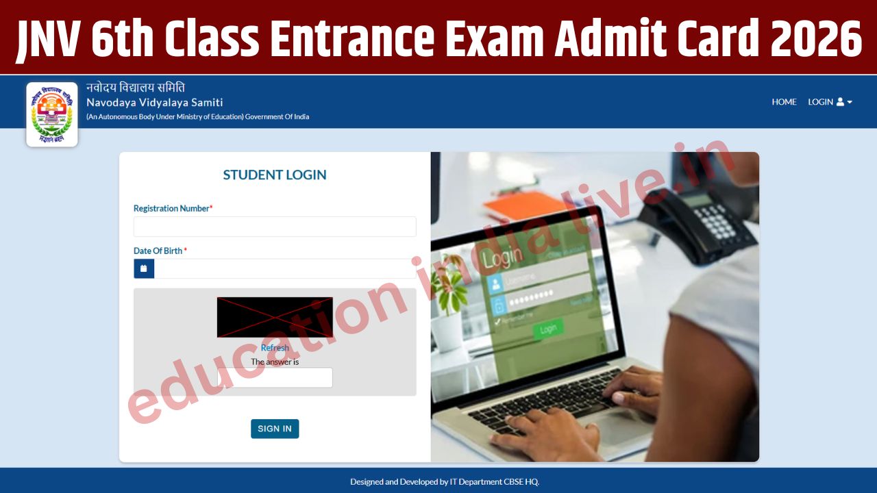 Admit Card – Education India Live